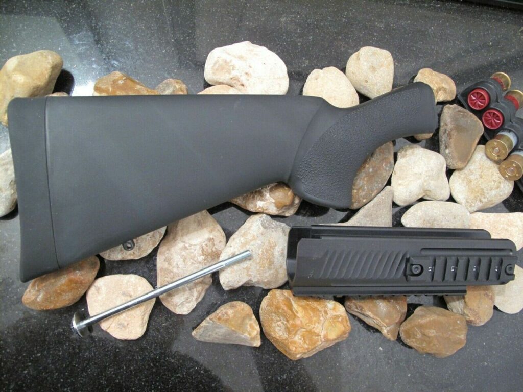 Fits Pardner Pump Hogue Shotgun Stock + Milled Tactical Picatinny ...